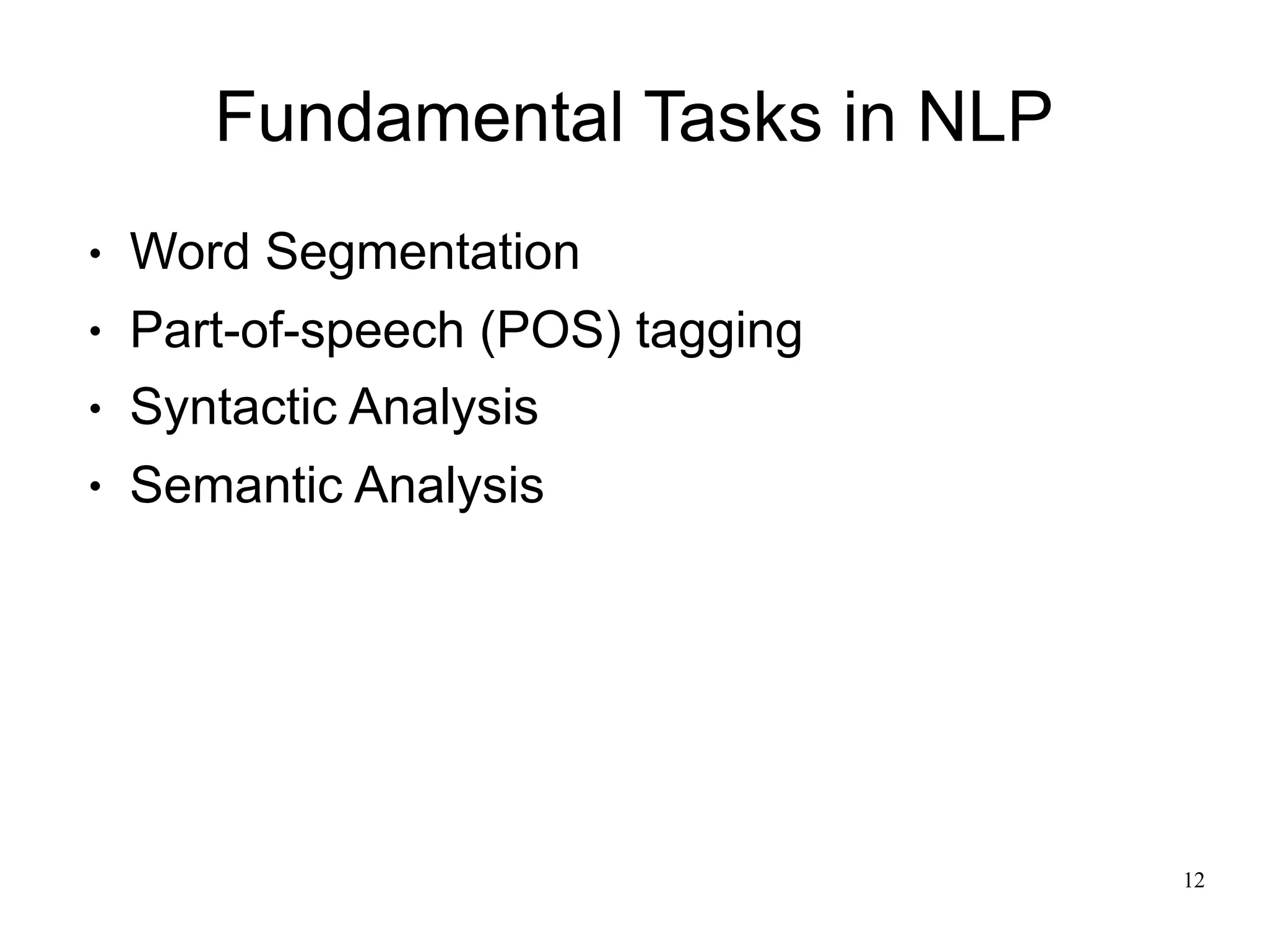 Introduction to natural language processing | PDF