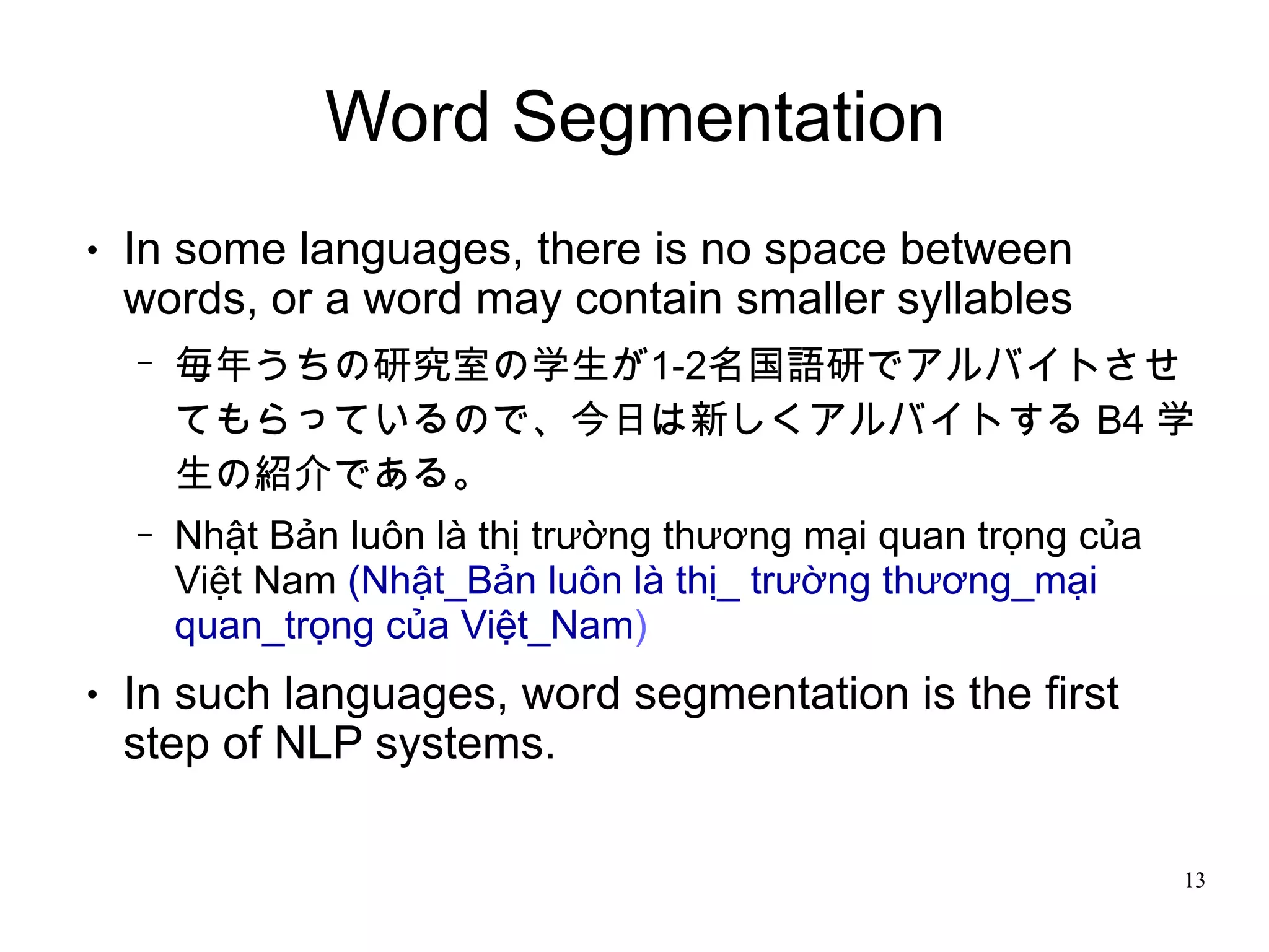 Introduction to natural language processing | PDF