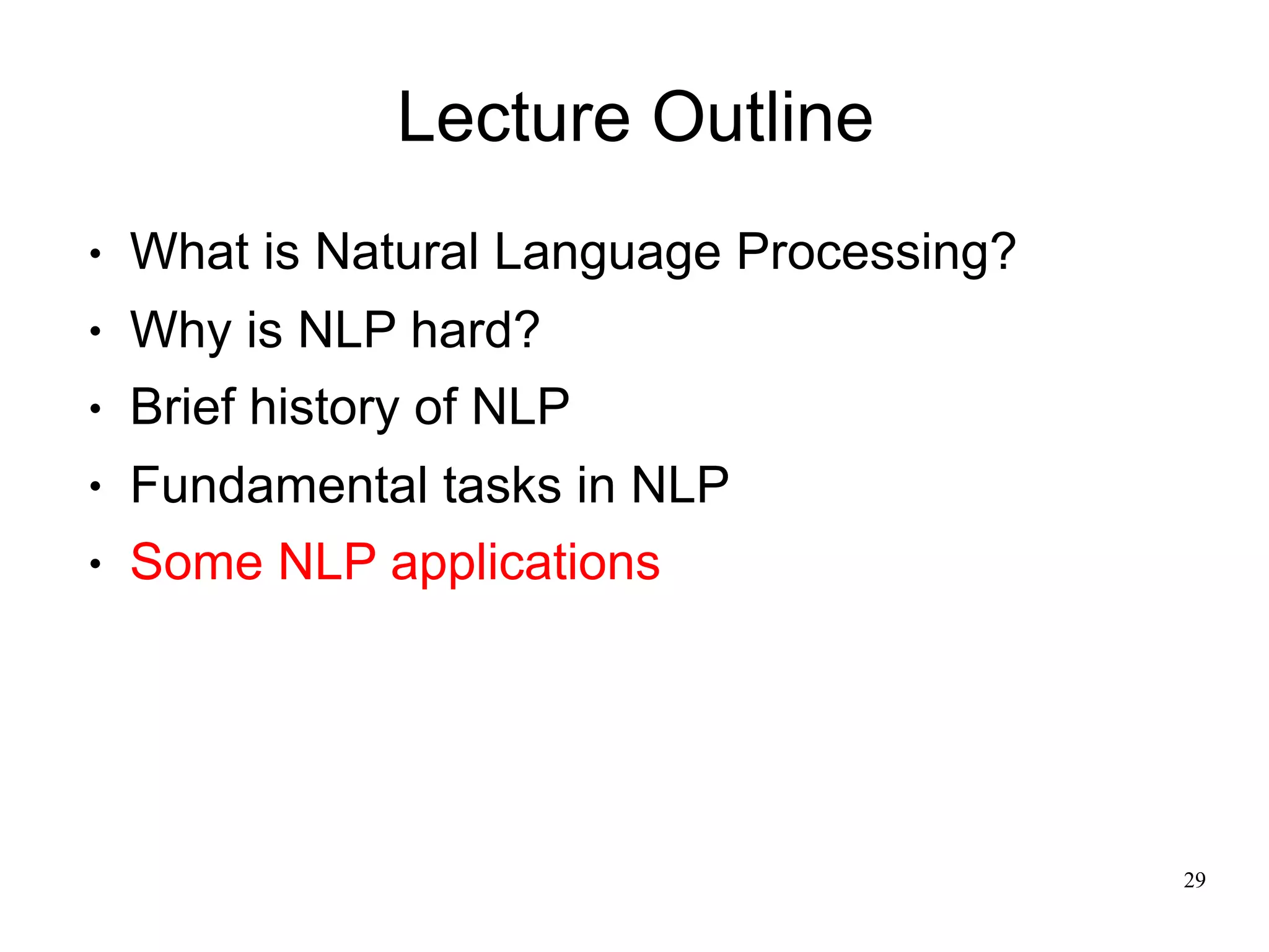 Introduction to natural language processing | PDF
