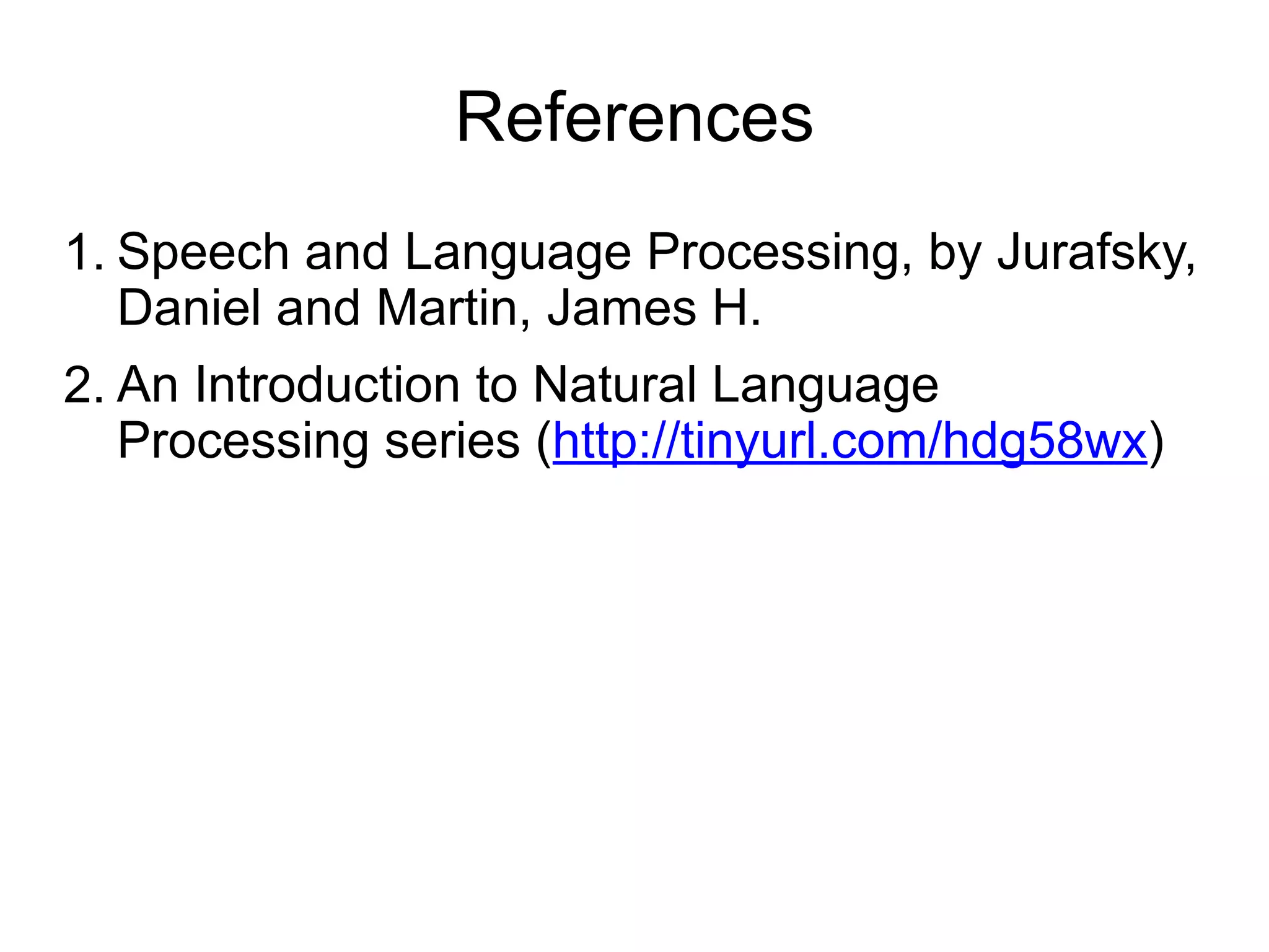 Introduction to natural language processing | PDF