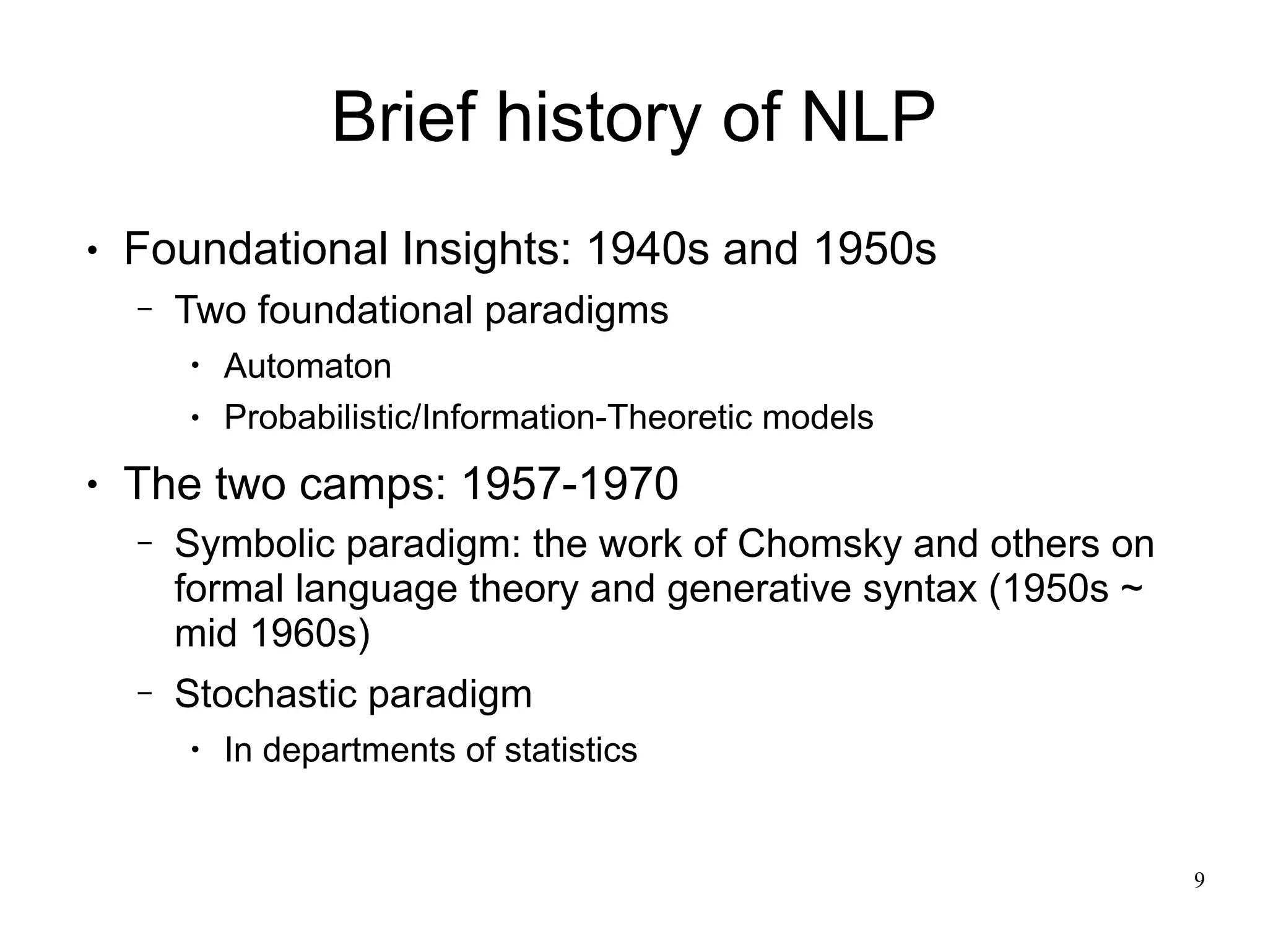 Introduction to natural language processing | PDF