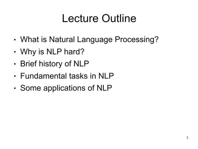 Introduction to natural language processing | PDF