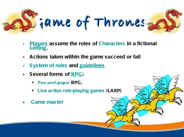 Introduction to Role Playing Games by Minh Tran | PPT