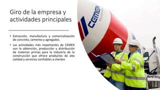 Mini caso de estudio CEMEX- Cristina Rmz | PPTX