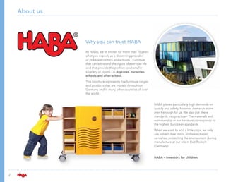 Mini Catalogue mobilier HABA 2014- Aménagement collectif Enfance ...