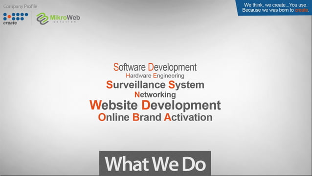 Mini Company Profile MIT and MW | PPT | Free Download