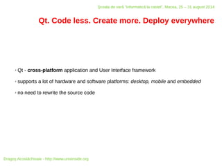 Introduction to Qt programming | PPT