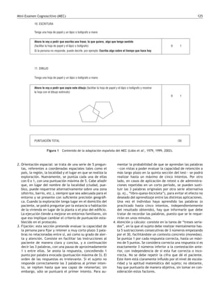Mini examen cognoscitivo-mec | PDF