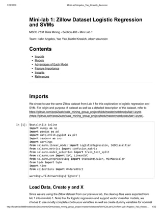 Mini-lab 1: Stochastic Gradient Descent classifier, Optimizing Logistic ...