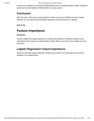 Mini-lab 1: Stochastic Gradient Descent classifier, Optimizing Logistic ...