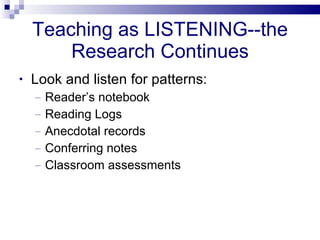 Mini-lesson and Conferences | PPT