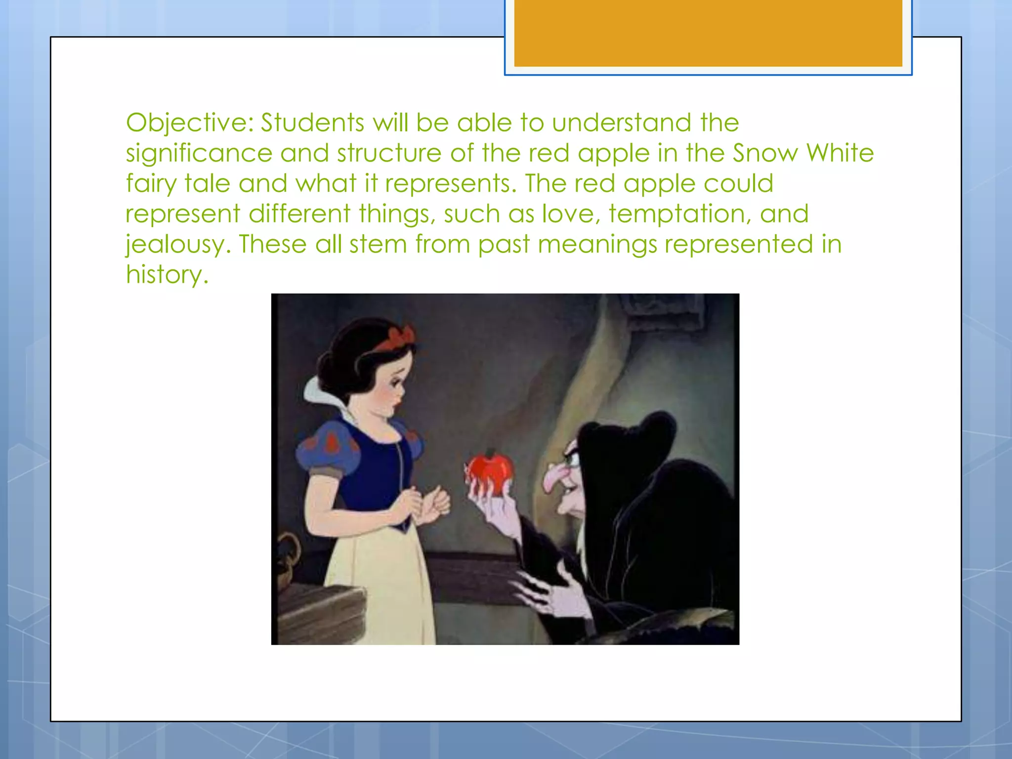 Mini lesson for snow white | PPTX