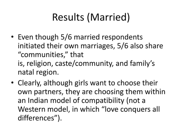 Mini Lecture on Arranged Marriage in India | PPTX | Dating | Family and ...