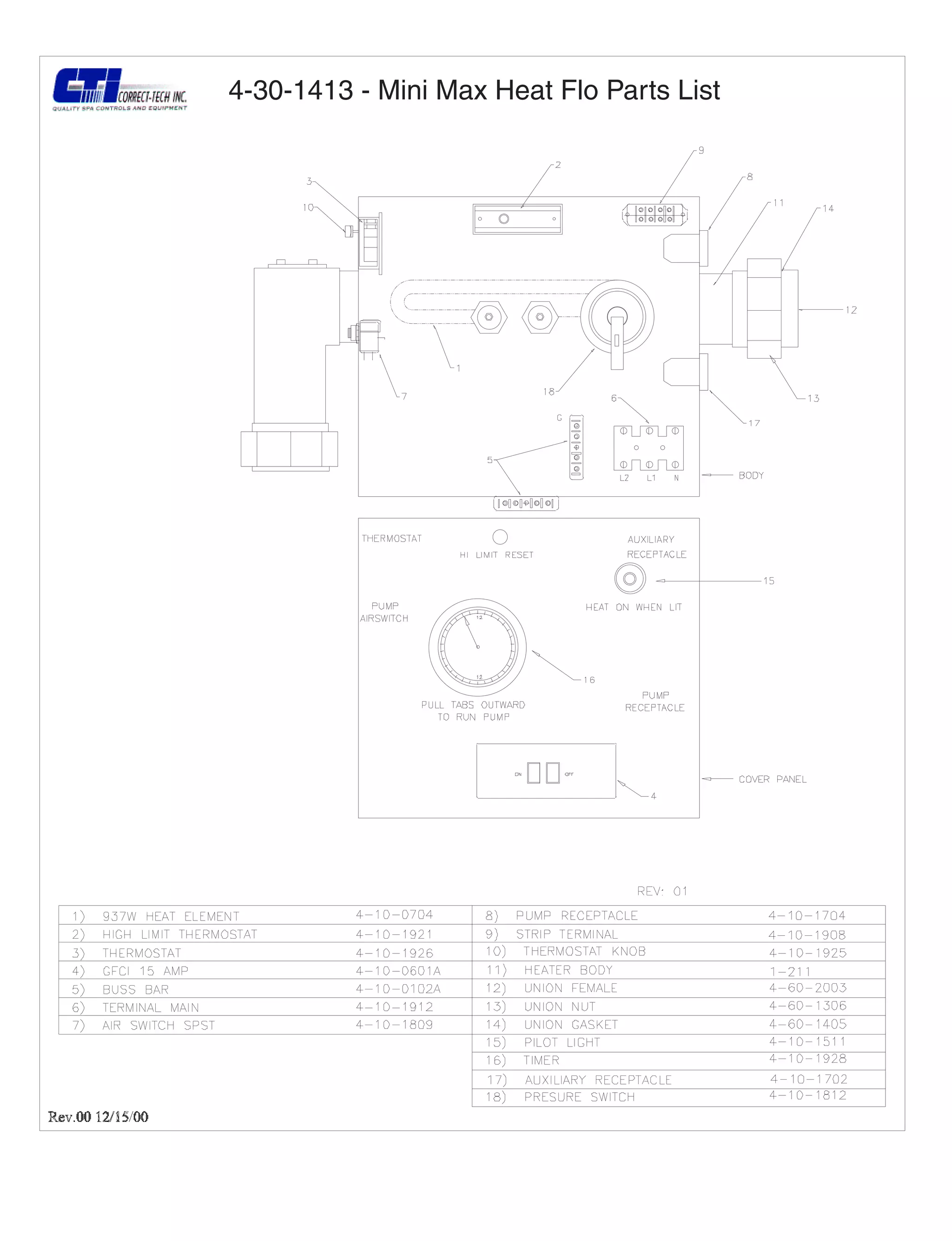Mini max-heat-flo-parts-list revised | PDF