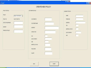 INSURANCE DATABASE MANAGEMENT SYSTEM | PPTX