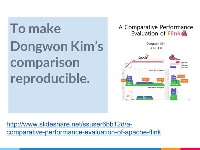 Apache Flink vs Apache Spark - Reproducible experiments on cloud. | PPT