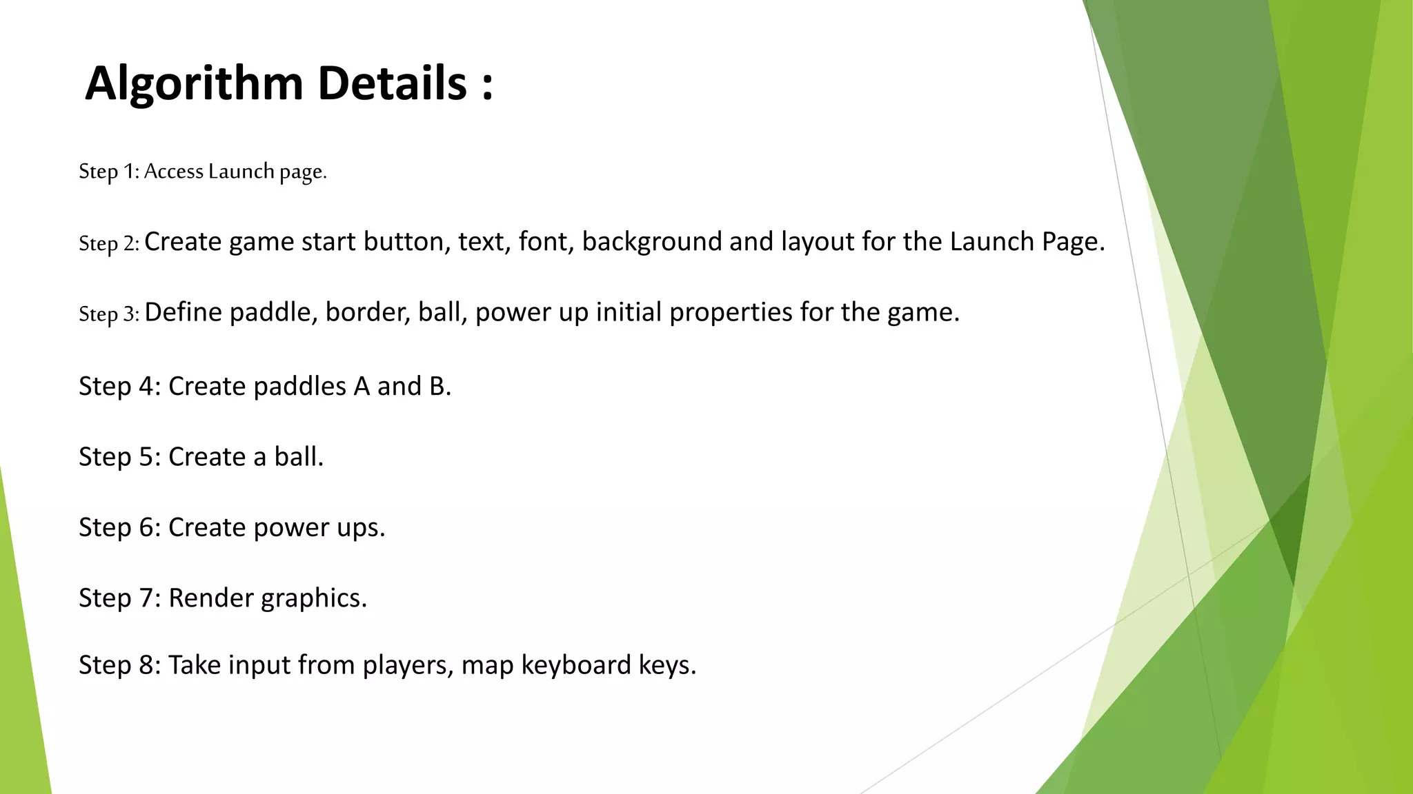 Pong Game using Java awt and swing | PPTX