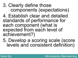 Mini-projects maxi-learning, Summer course July2018 - session 4 | PPT