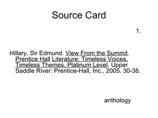 Mini Research Project | PPT