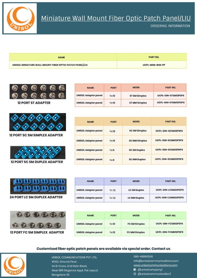 Essential information about Mini Wall Mount Patch Panel: | PDF | Technology & Computing