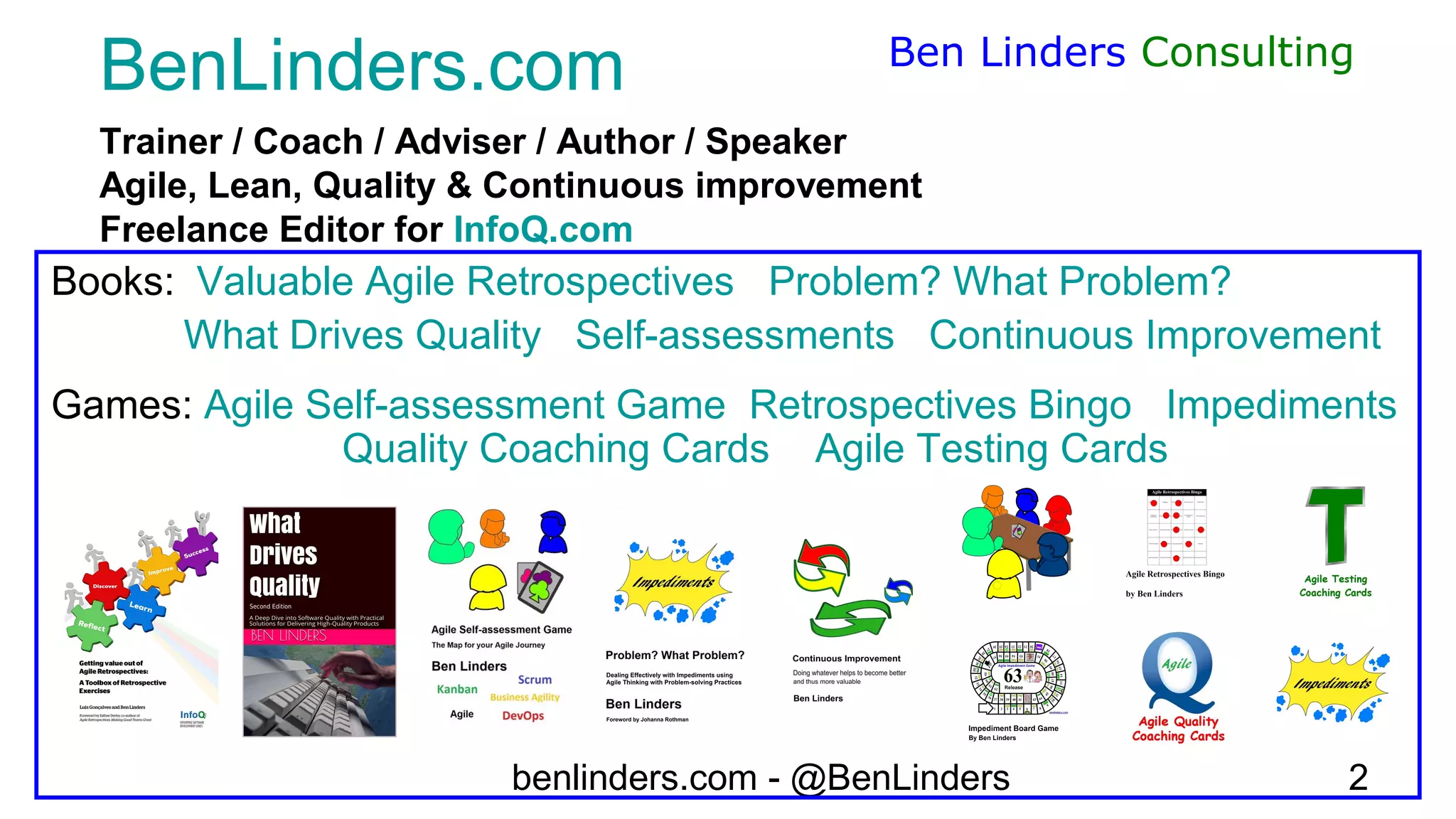 Mini Workshop Collaborative Problem Solving Oop 2021 Ben Linders Ppt