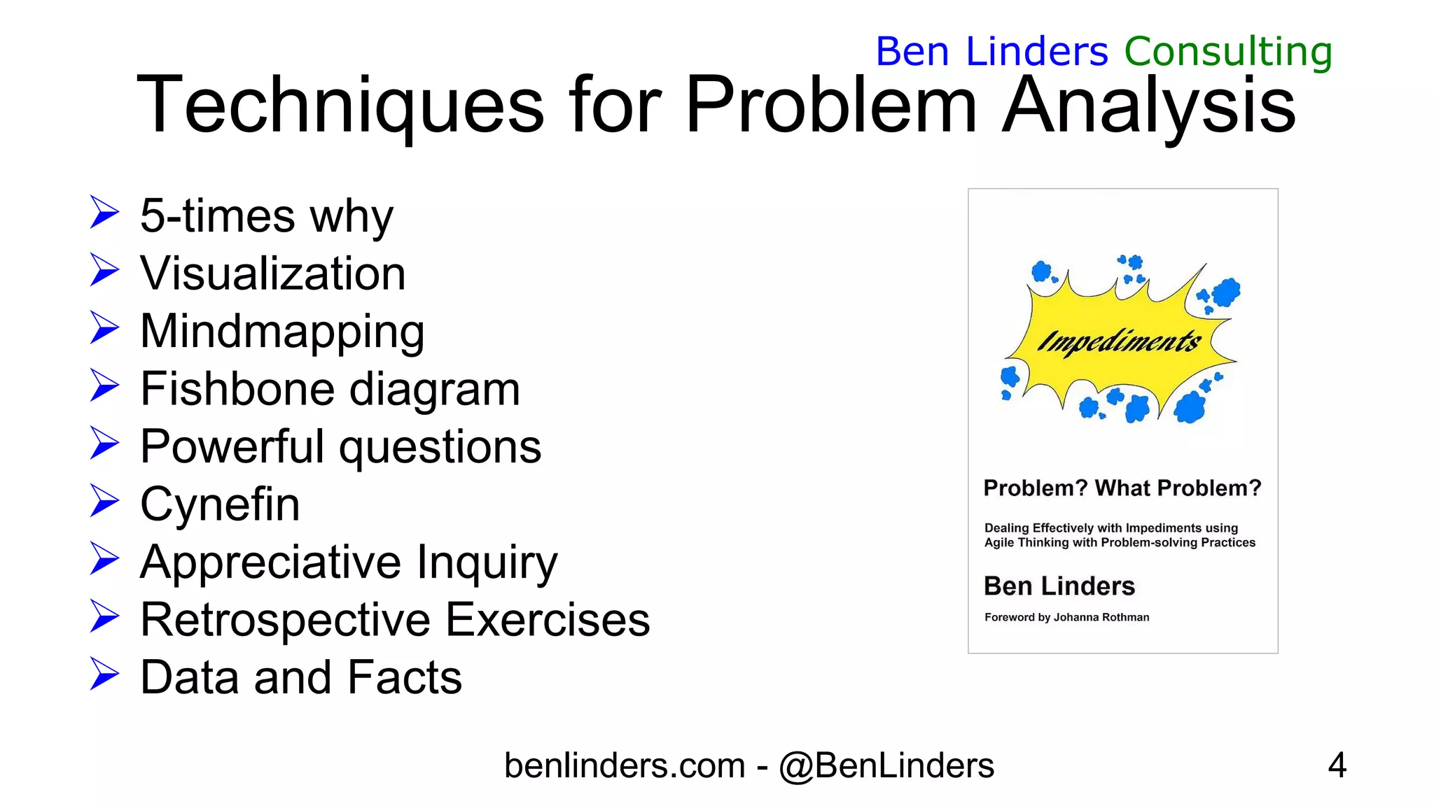Mini Workshop Collaborative Problem Solving Oop 2021 Ben Linders Ppt