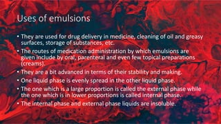 basics of ionic liquids and emulsions | PPT