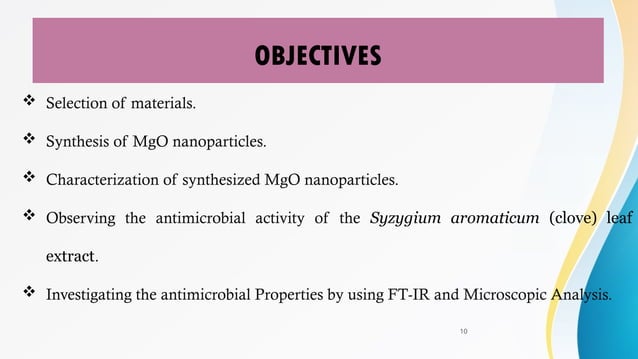 Clove Leaf-based Magnesium Oxide (MgO) Nanoparticles Synthesis for ...
