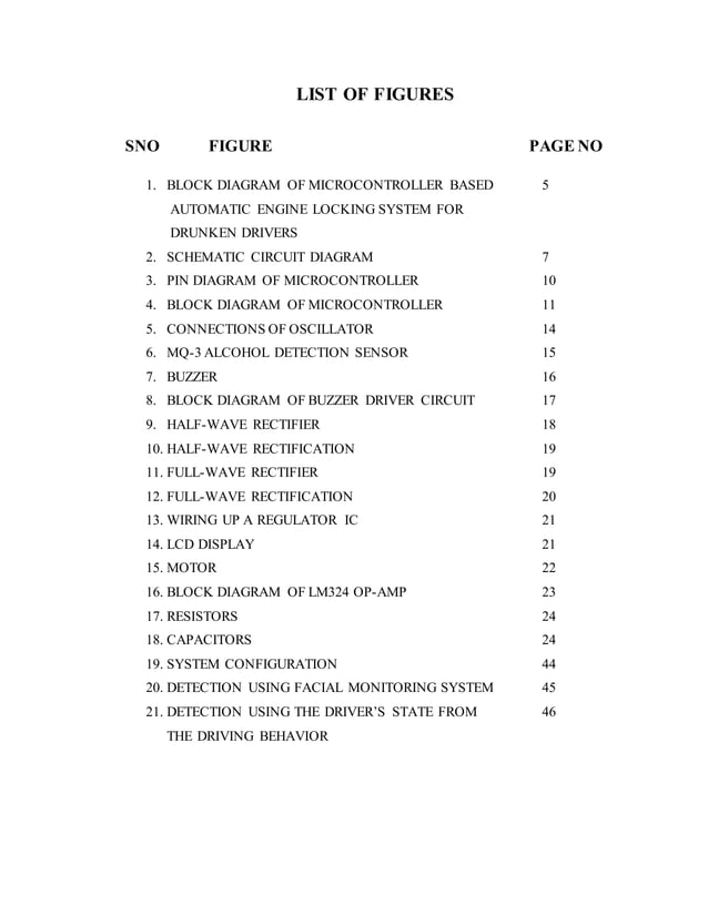Microcontroller based automatic engine locking system for drunken drivers | DOCX | Operating ...