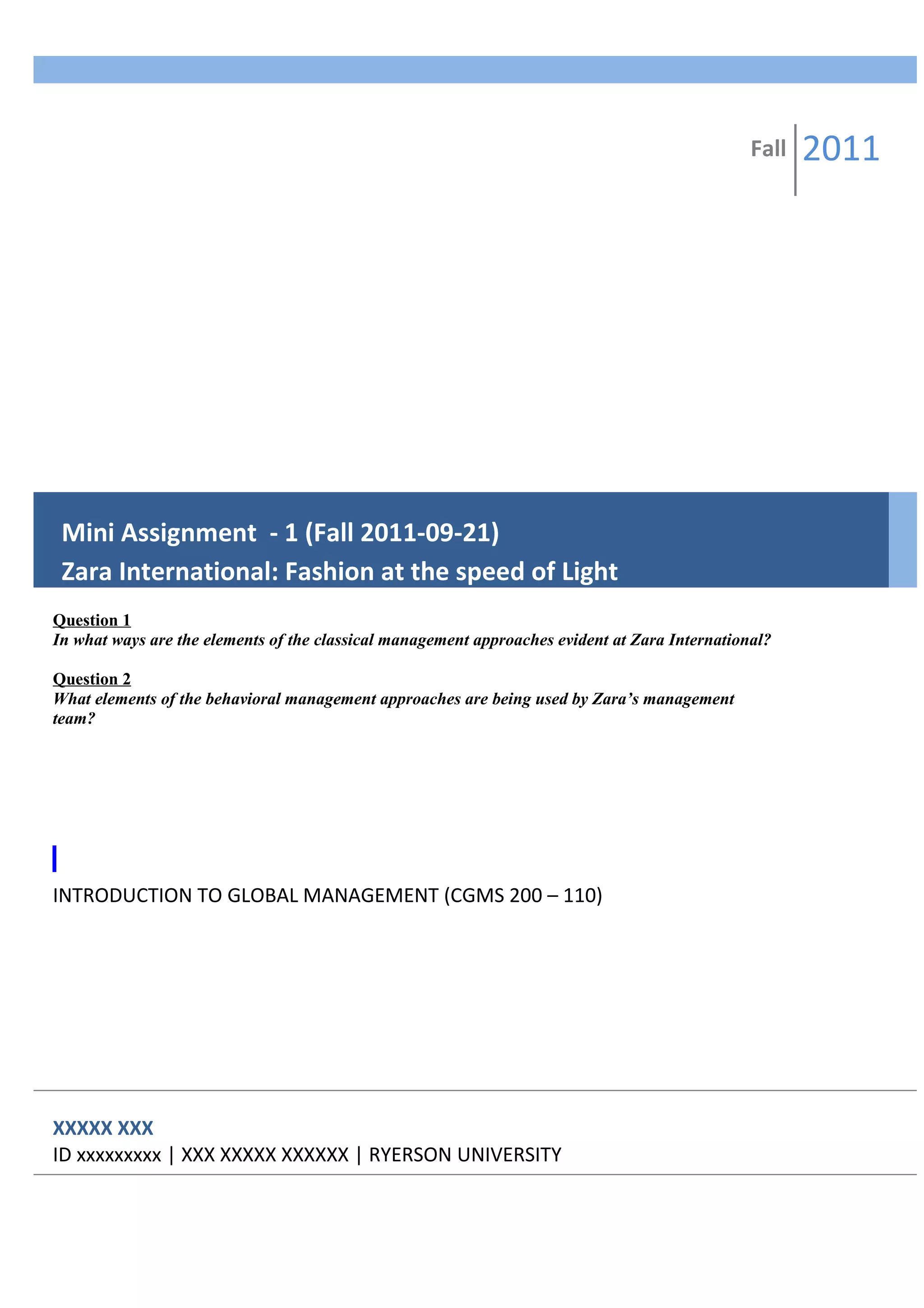 Mini assignment 1 (given) | DOC