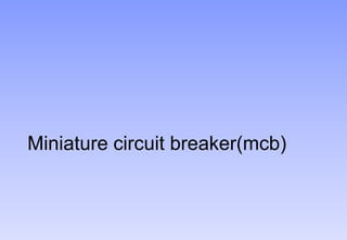 presentation on miniature circuit boards | PPT