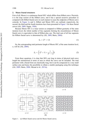 Miniaturised microstrip bandpass filters based on moore fratal geometry | PDF