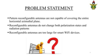 Miniaturized Planar Pattern Reconfigurable Antenna for Smart Wi-Fi.pptx