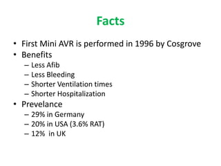 Minimal İnvaziv Aort Kapak Değişimi, | PPT