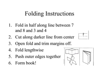 Minibook Template And Directions | PPT | Books and Literature