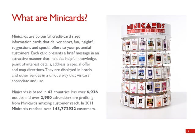 Minicards presentation | PPT