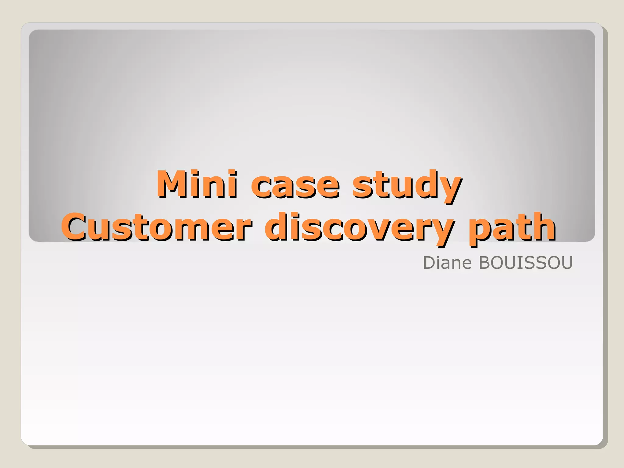 Mini case study | PPT