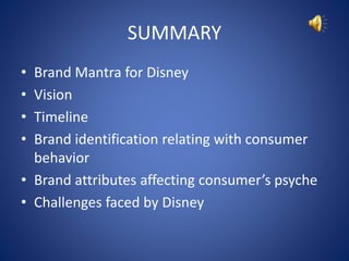 Disney Case Study : Analyzing Consumer Market | PPT