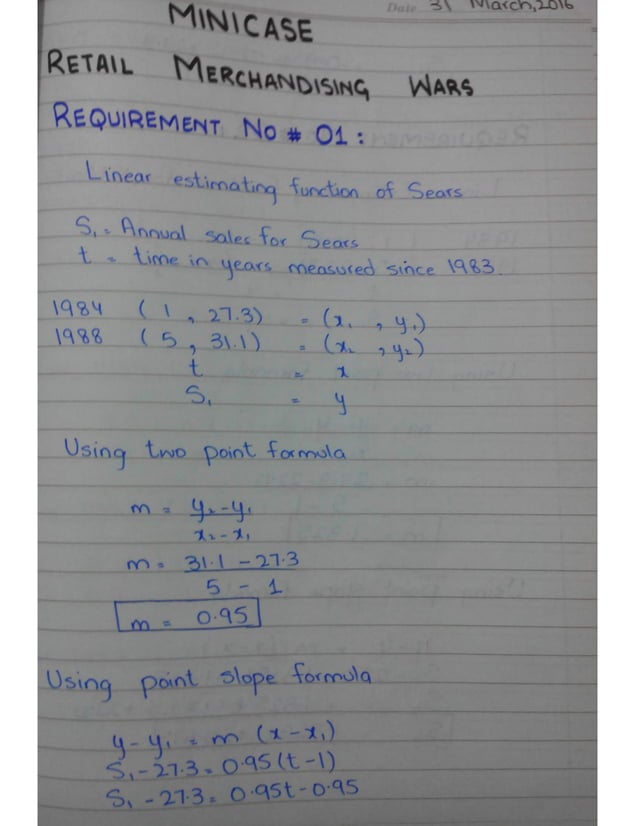 Mini case study solved | PDF