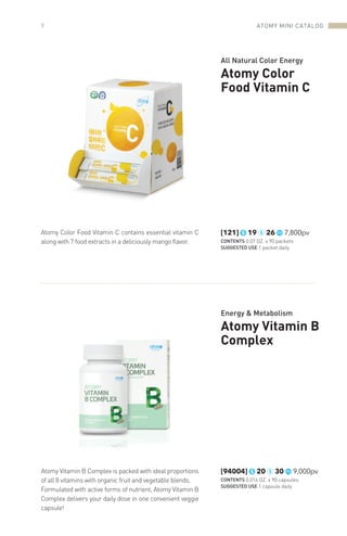 Atomy Products Mini Catalogue | PDF