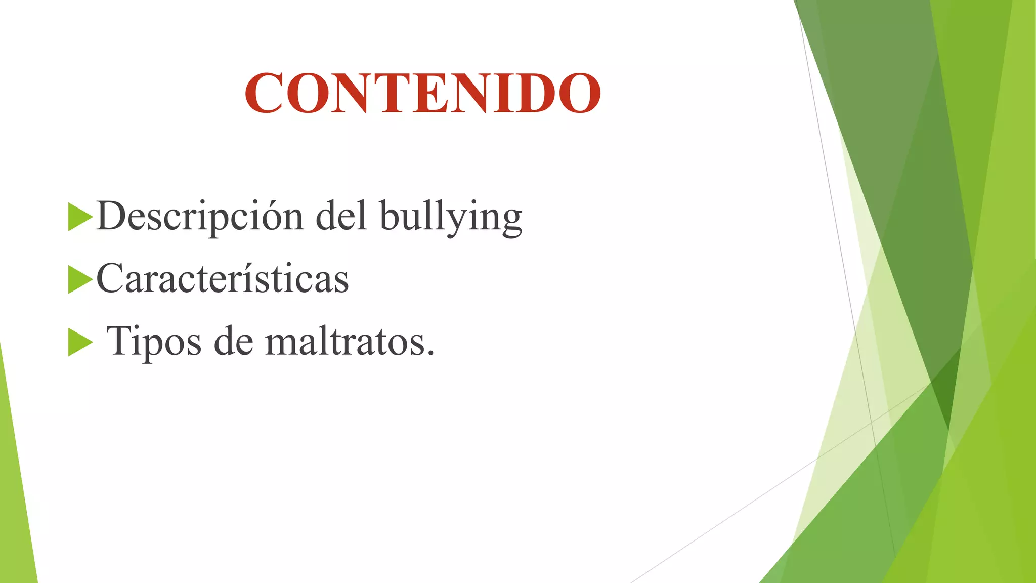 Mini clase sobre el acoso escolar | PPT