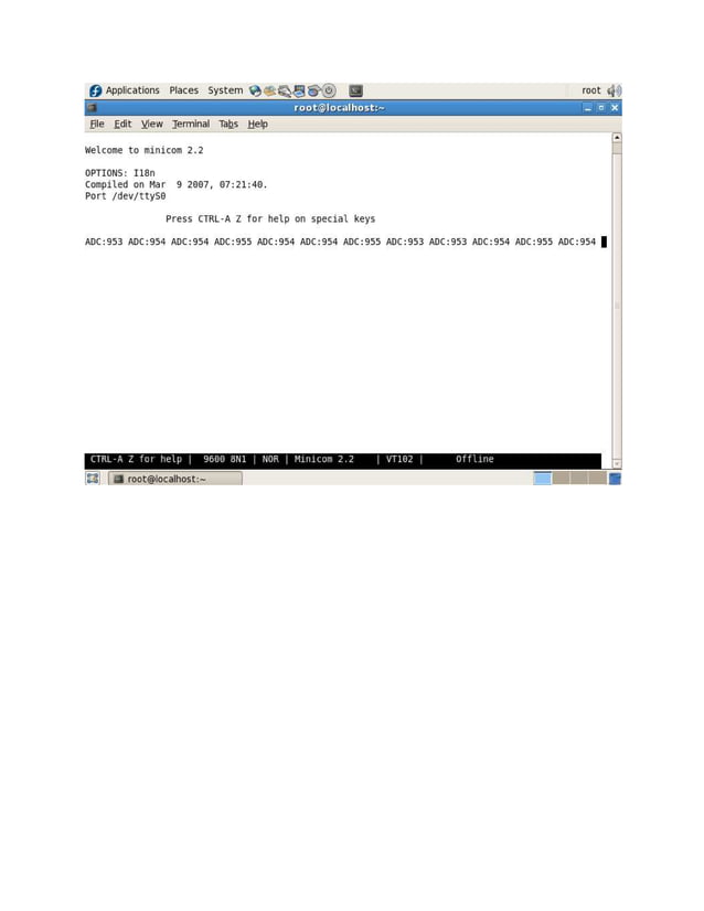 Minicom linux hyperterminal | PDF