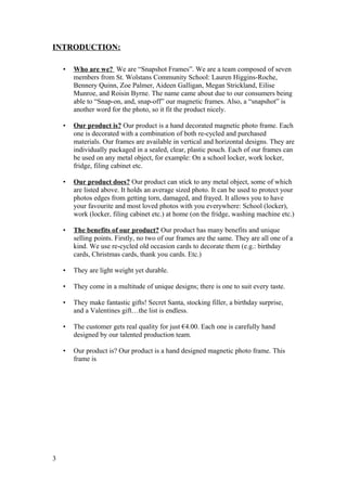 Mini company report | DOC