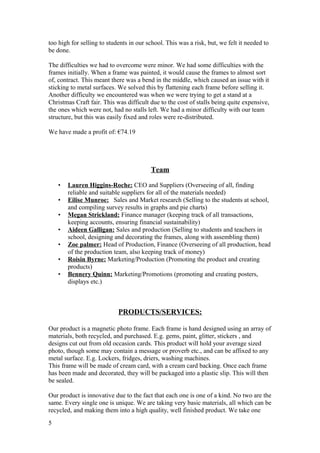 Mini company report | DOC