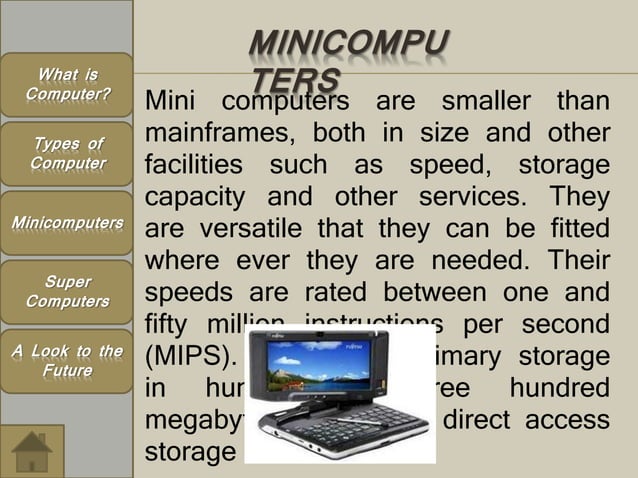 Minicomputers | PPTX