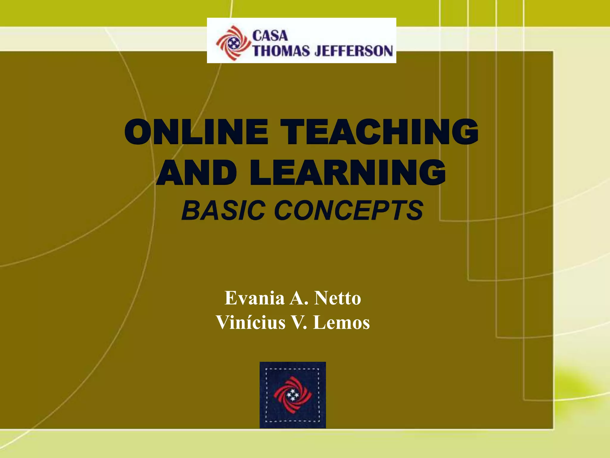 Online Teaching and Learning - Basic Concepts | PPT