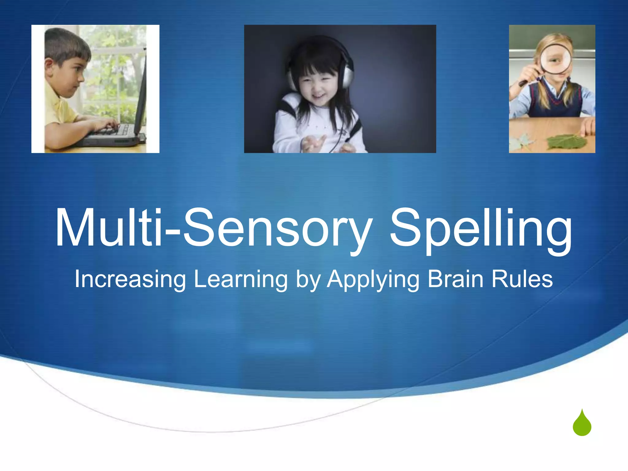 Multisensory Spelling | PPTX