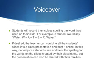 Multisensory Spelling | PPTX