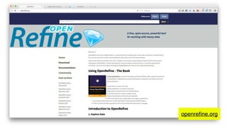 Mini Curso - Open Refine - Instalación y Publicación | PPT