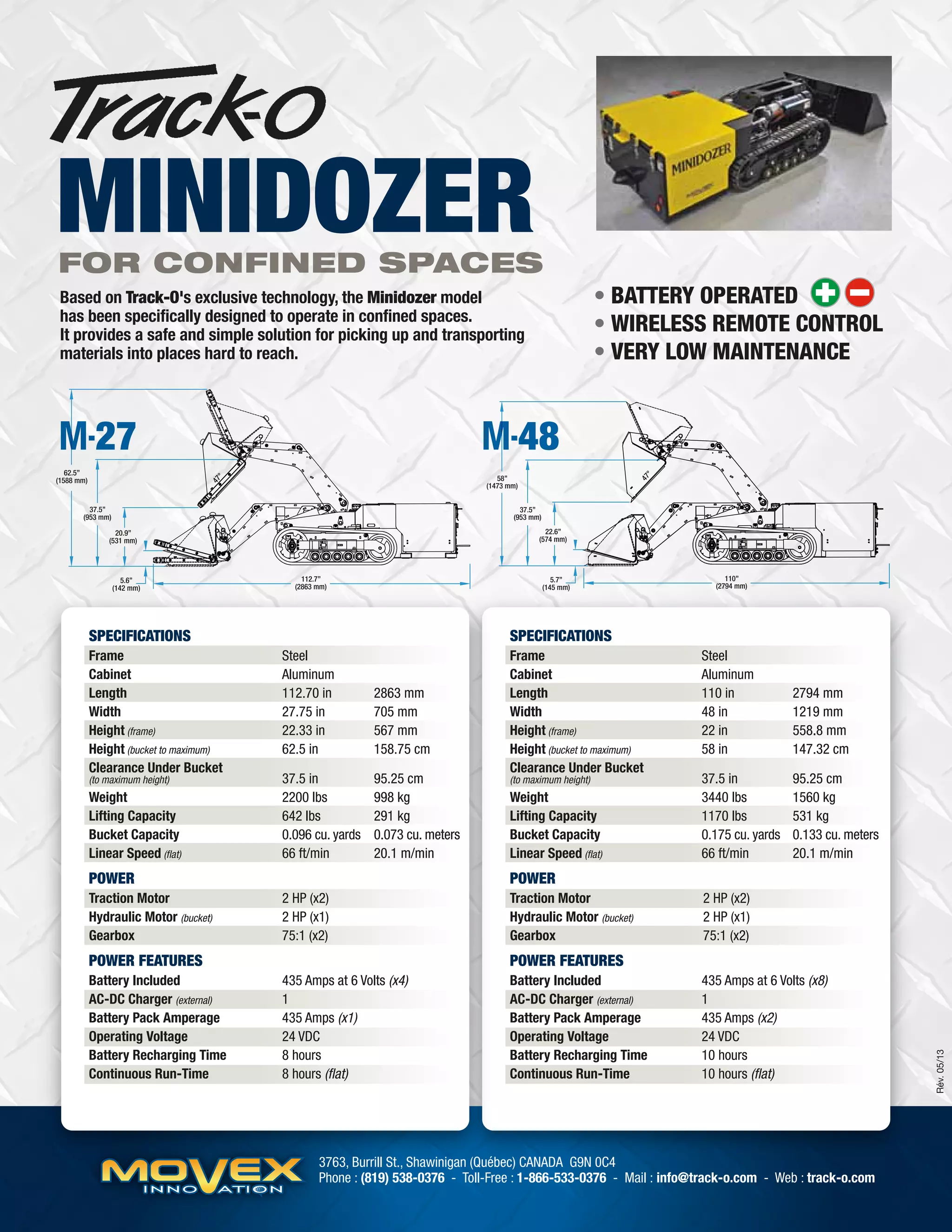 Track-O MINIDOZER | PDF